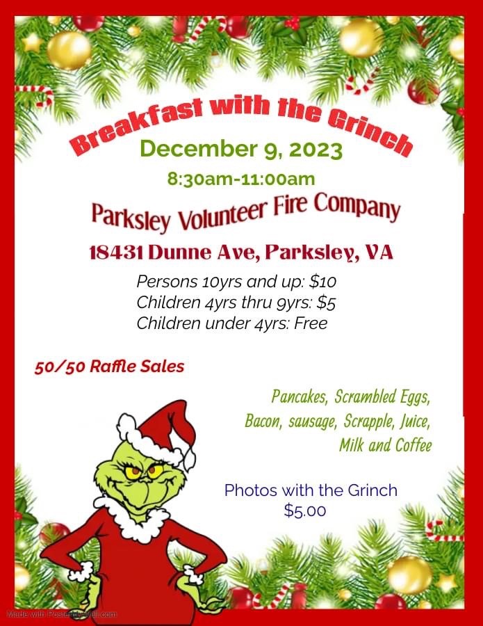 Breakfast with the Grinch | 96.5 &101.5-CTG - The Variety Station | Fun ...