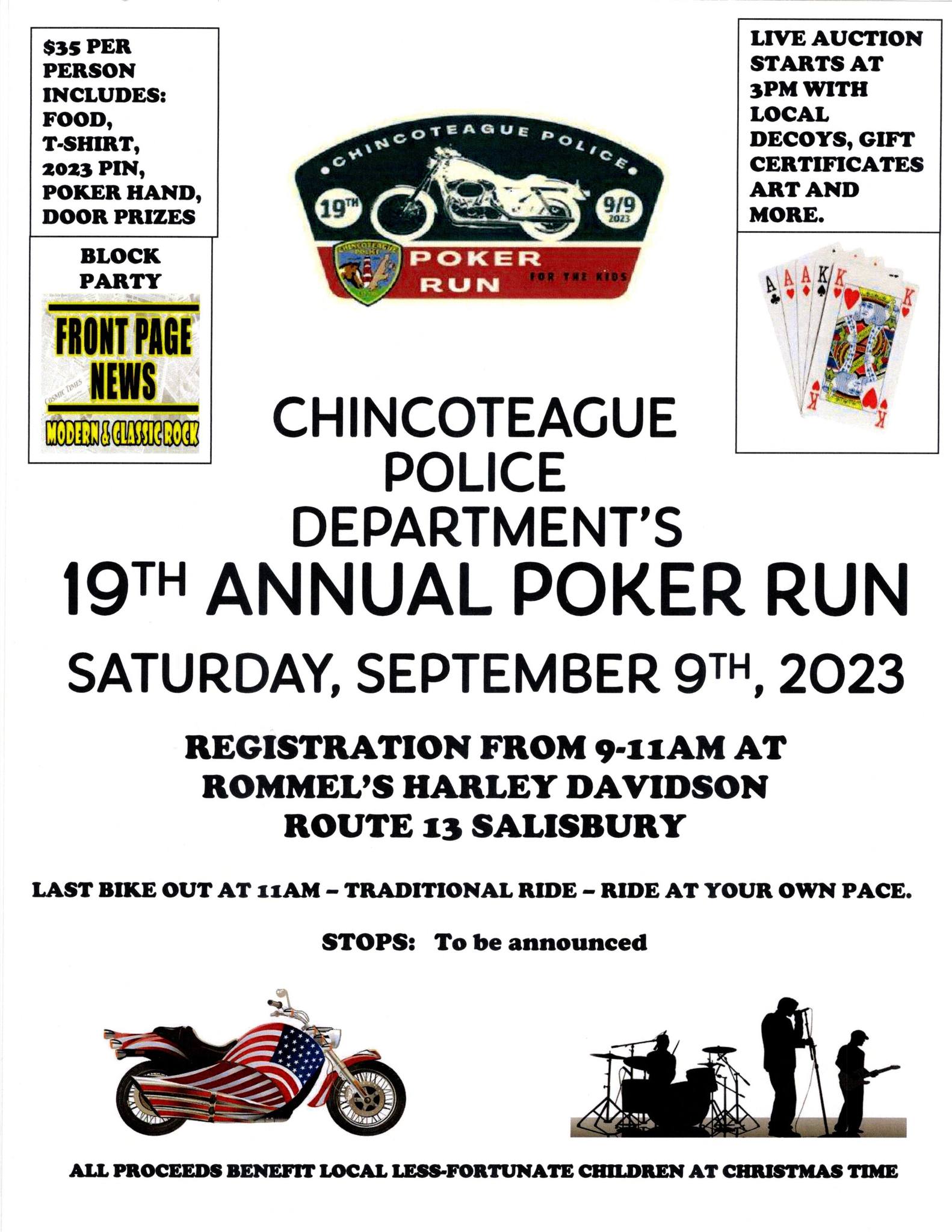 Chincoteague Police Department's 19th Annual Poker Run | 96.5 &101.5 ...